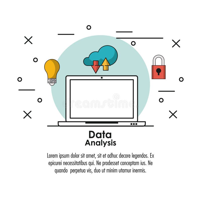Data analysis infographic stock vector. Illustration of abstract ...