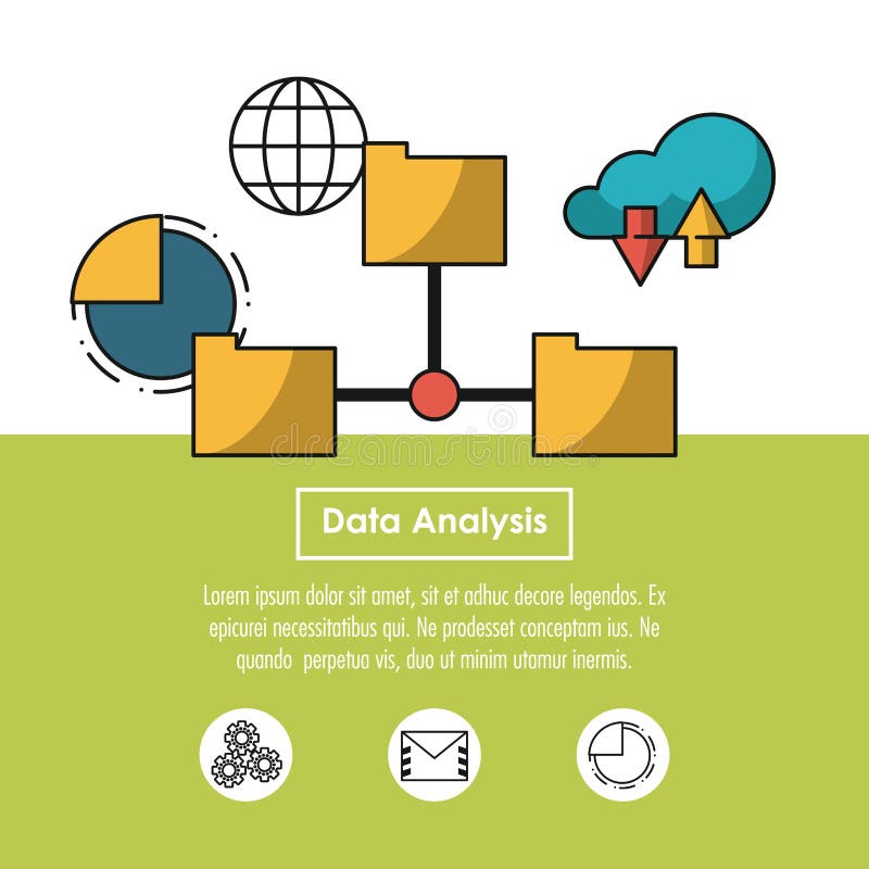 Data analysis infographic stock vector. Illustration of information ...