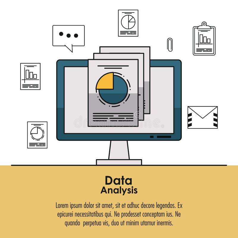 Data analysis infographic stock vector. Illustration of budget - 116374286