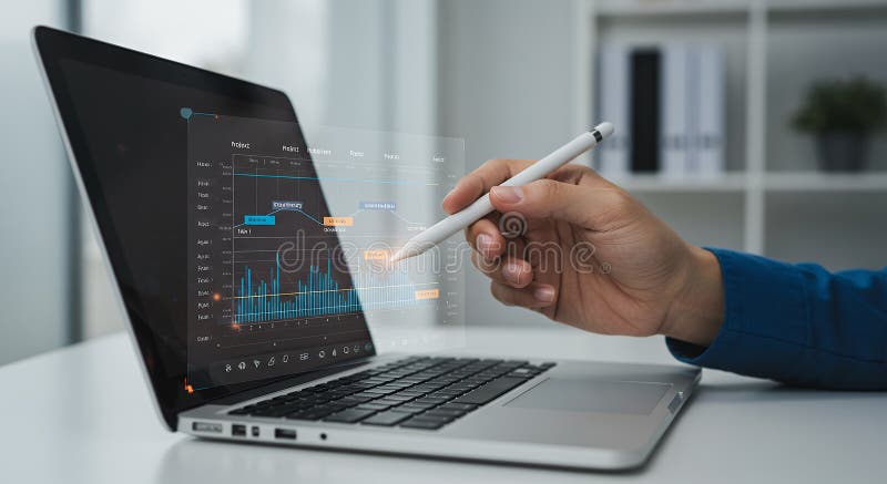 Data Analysis on Laptop Insights with Digital Pen Business Analytics ...
