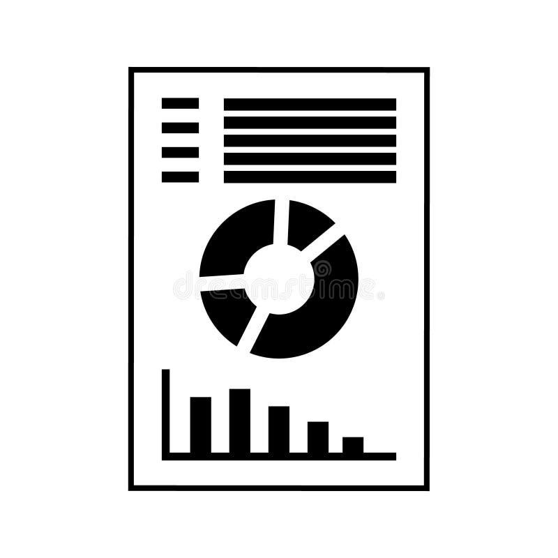 Data Analysis Icon Vector Set. Profit Graph Illustration Sign ...