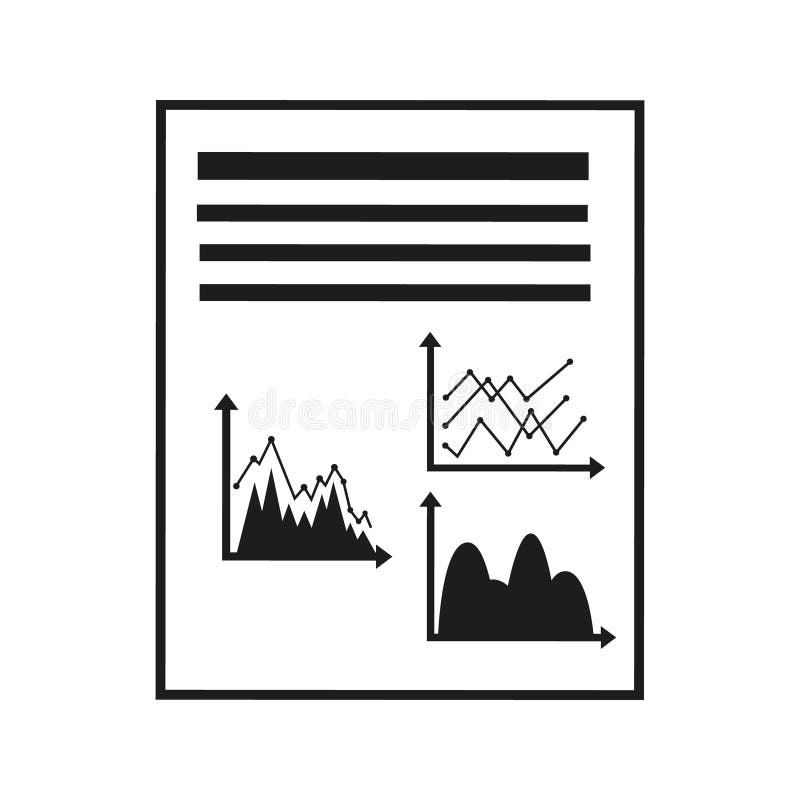 Data Analysis Icon Vector Set. Profit Graph Illustration Sign ...