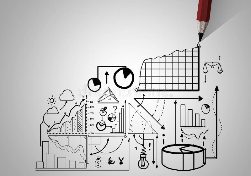 Data analysis stock illustration. Illustration of economy - 58869462