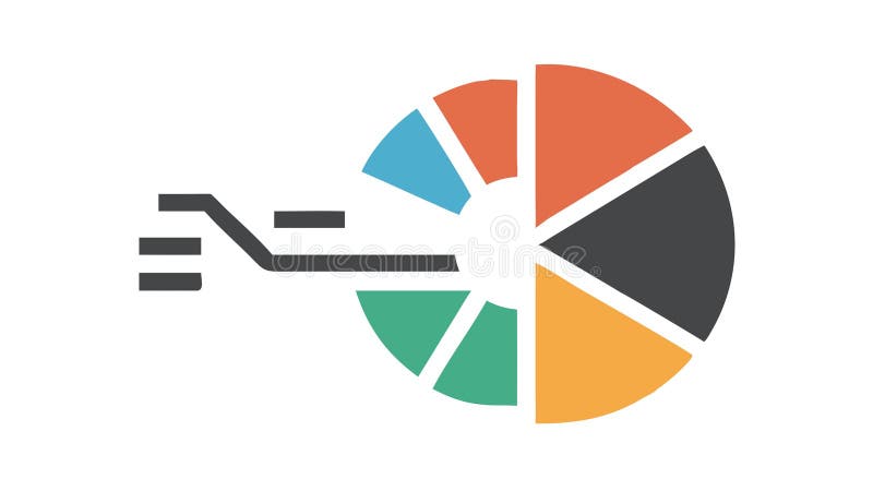 Data Analysis Pie Chart, Business Statistics, Vector Design Generative AI Stock Vector ...