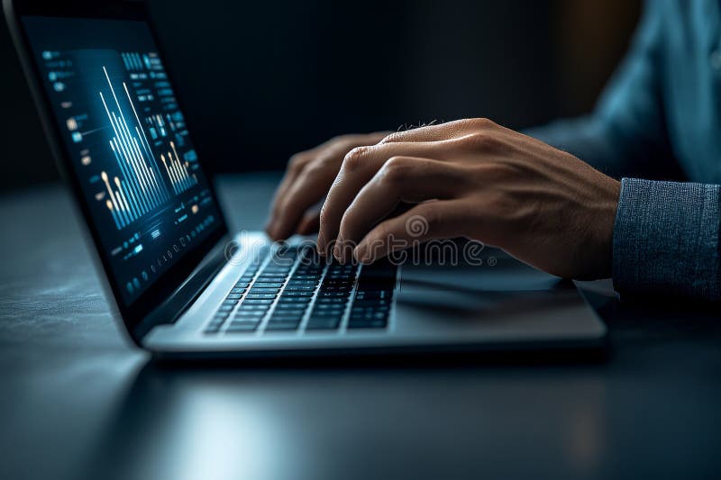 Data Analysis Science and Big Data Utilize AI Technology. Analysts or ...