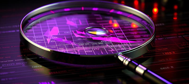 Data Analysis and Seo Magnifier, Charts, and Graphs for High Resolution ...