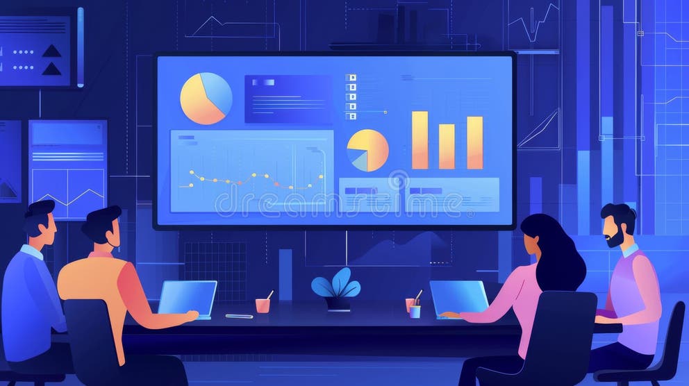 Data Analysis Session Focused On Business Insights And Performance Metrics Using Advanced