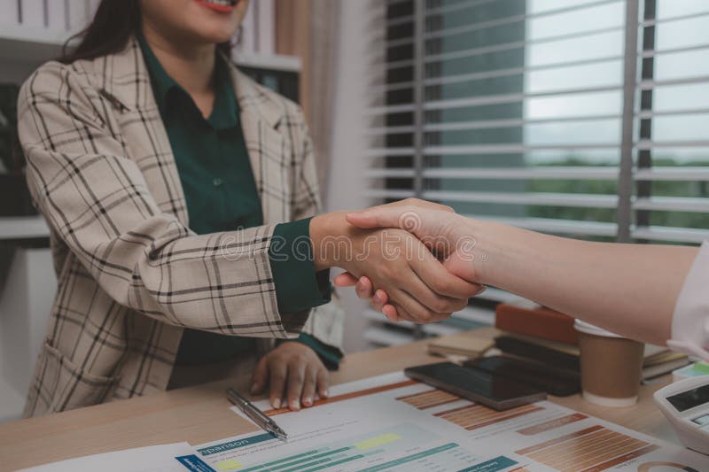 Data Analysis Staff are Helping To Check Data in Various Documents ...