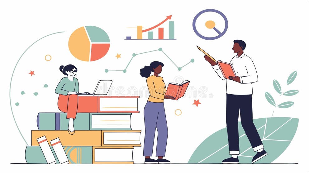 Data Analysis Team, Business Intelligence Illustration Vector Design ...