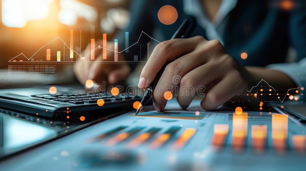 Data Analysis Techniques Office Environment Business Report Analytical Tools Professional ...