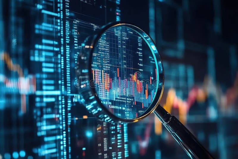 Data Analysis: Unveiling Insights with Magnifying Glass Over Digital ...