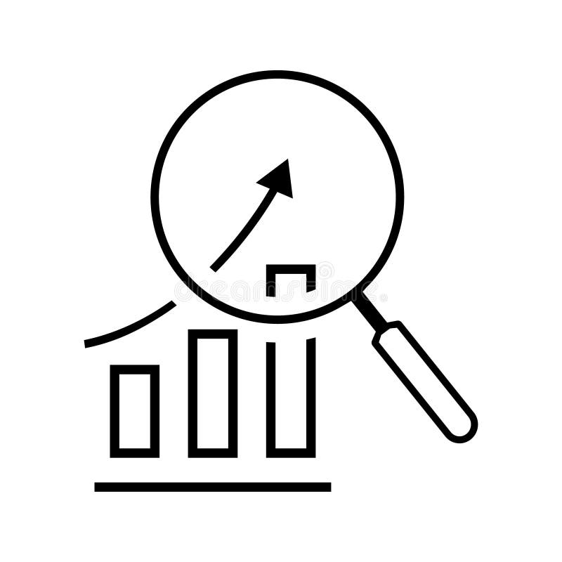 Data Analysis Vector Icon. Analytics Illustration Sign. Statistic ...