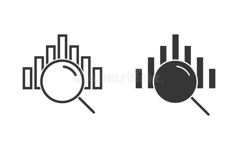 Data Analysis Vector Icon for Graphic and Web Design. Stock Vector ...