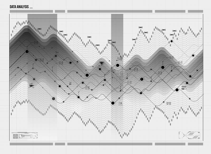 Data Analysis Visualization Visual Data Complexity Social Network Representation Stock Vector