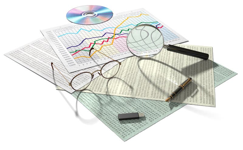 3D graph stock illustration. Illustration of inflation - 2676919