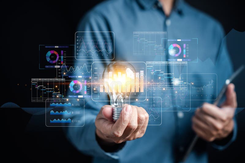 Data Analysis Working in Business with Creative and Idea Thinking ...