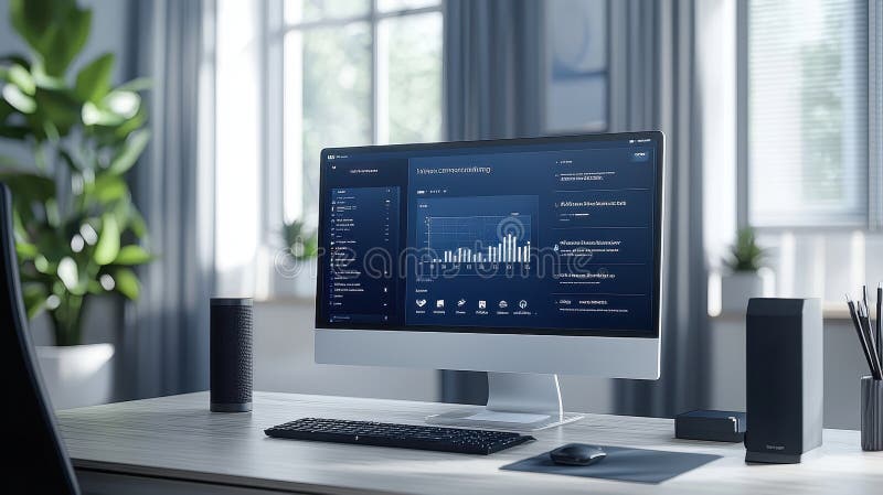 Data Analysis Workshop Office Digital Workspace Modern Environment ...