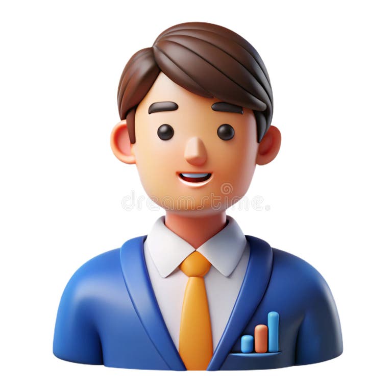 Data Analyst 3D Icon stock illustration. Illustration of software ...