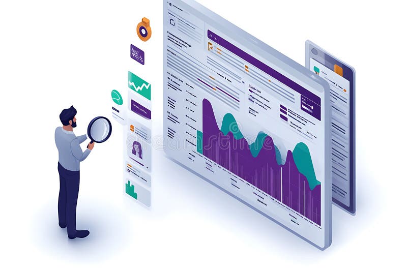 Business Intelligence Dashboard Stock Illustrations – 10,619 Business ...