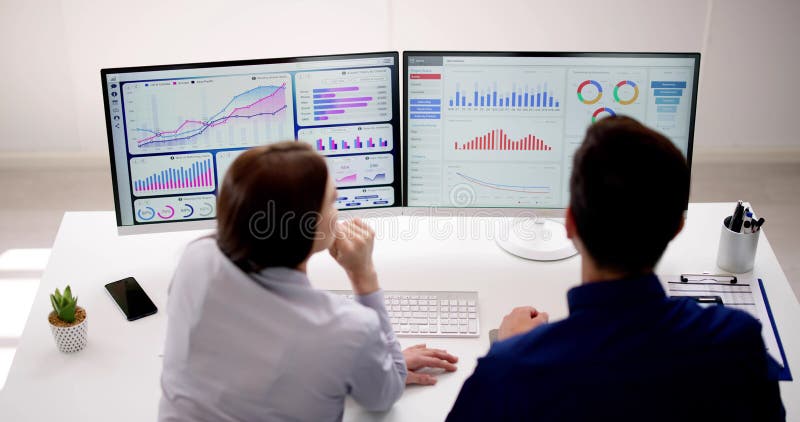 Data Analyst Mit Data Analytics KPI Stock Photo - Image of advisor ...