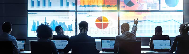 Data Analyst Presenting a Data Visualization Report To a Boardroom of ...