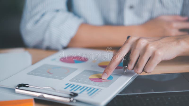 Data Analyst Read Business Statistics Chart Reports, To Analyze and ...