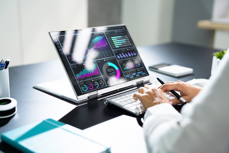 Data Analyst Using Data Analytics KPI Stock Photo - Image of hand ... Data Analyst Using Data Analytics KPI Stock Photo - Image of hand ...