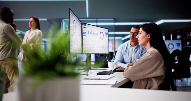 Data Analyst Using Data Analytics KPI Stock Image - Image of market ... Data Analyst Using Data Analytics KPI Stock Image - Image of market ...