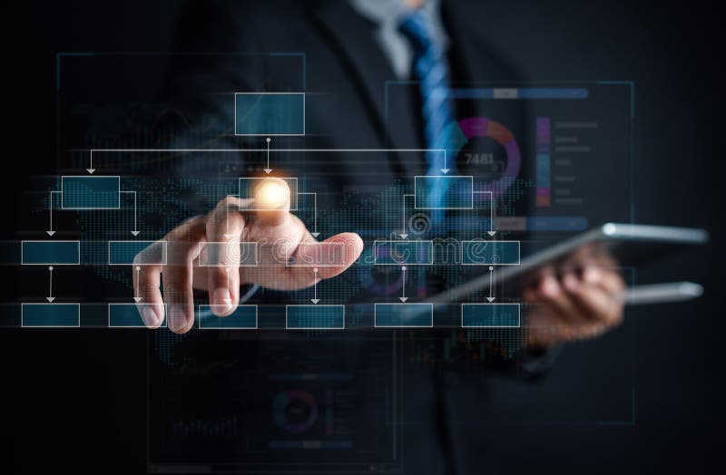 Data Analyst Working in Business Analytics and Planning Workflow ...