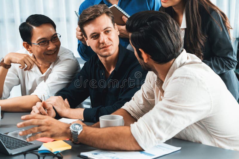 Data Analysts Team of Office Worker Collaborate on Bi Dashboard ...