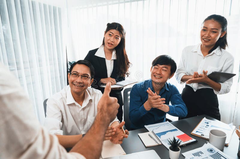 Data Analysts Team of Office Worker Collaborate on Bi Dashboard ...