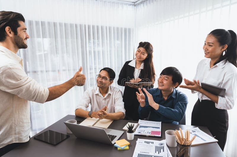 Data Analysts Team of Office Worker Collaborate on Bi Dashboard ...