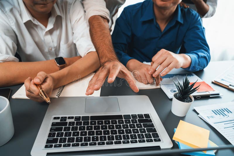 Data Analysts Team of Office Worker Collaborate on Bi Dashboard ...