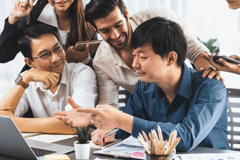 Data Analysts Team of Office Worker Collaborate on Bi Dashboard ...