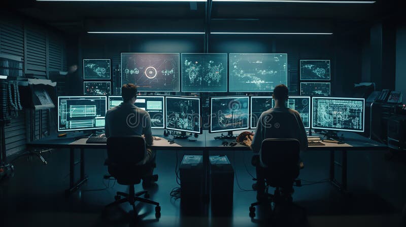 Data Analysts Work on Visualisation with Machine Learning on Computer ...