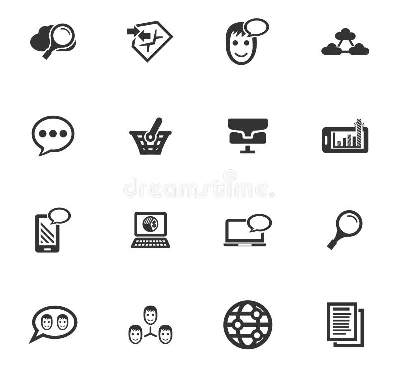 Data Analytic and Social Network Icons Set Stock Vector - Illustration ... Data Analytic and Social Network Icons Set Stock Vector - Illustration ...