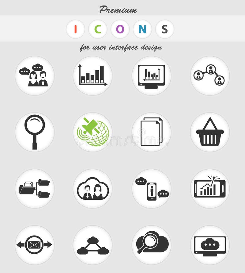 Data analytic icon set stock vector. Illustration of glass - 122793695 Data analytic icon set stock vector. Illustration of glass - 122793695