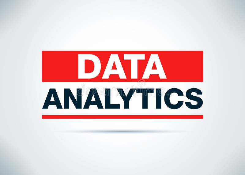Data Analytics Abstract Flat Background Design Illustration Stock ...