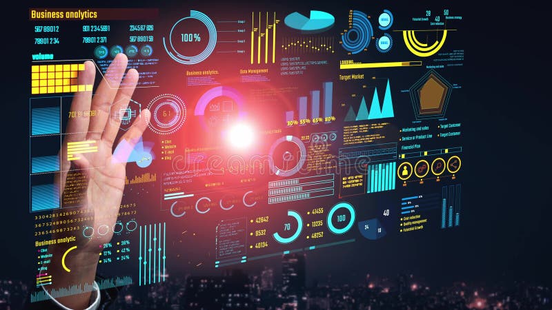 Exploring Data Analytics for Business Intelligence Insights Thunk Stock Video - Video of data ...