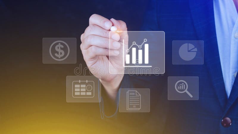 Data Analytics and Business Intelligence BI Concept with Chart and ...