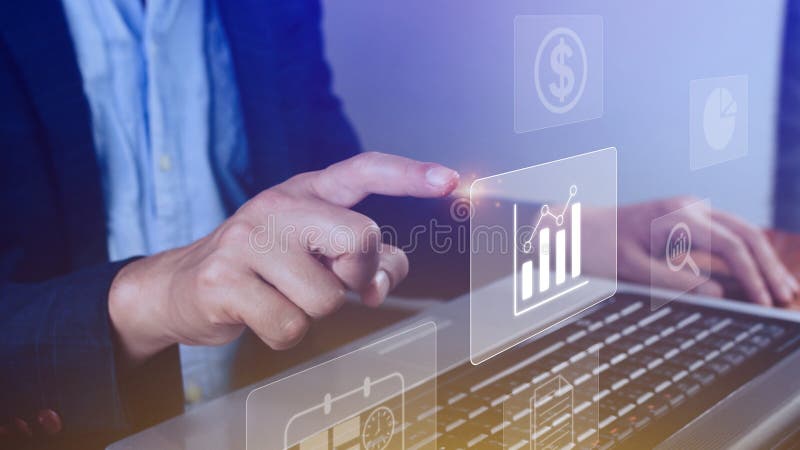 Data Analytics and Business Intelligence BI Concept with Chart and ...