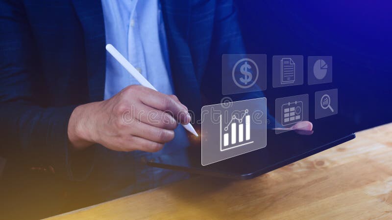 Big Data Analytics and Business Intelligence BI Concept with Chart and ...