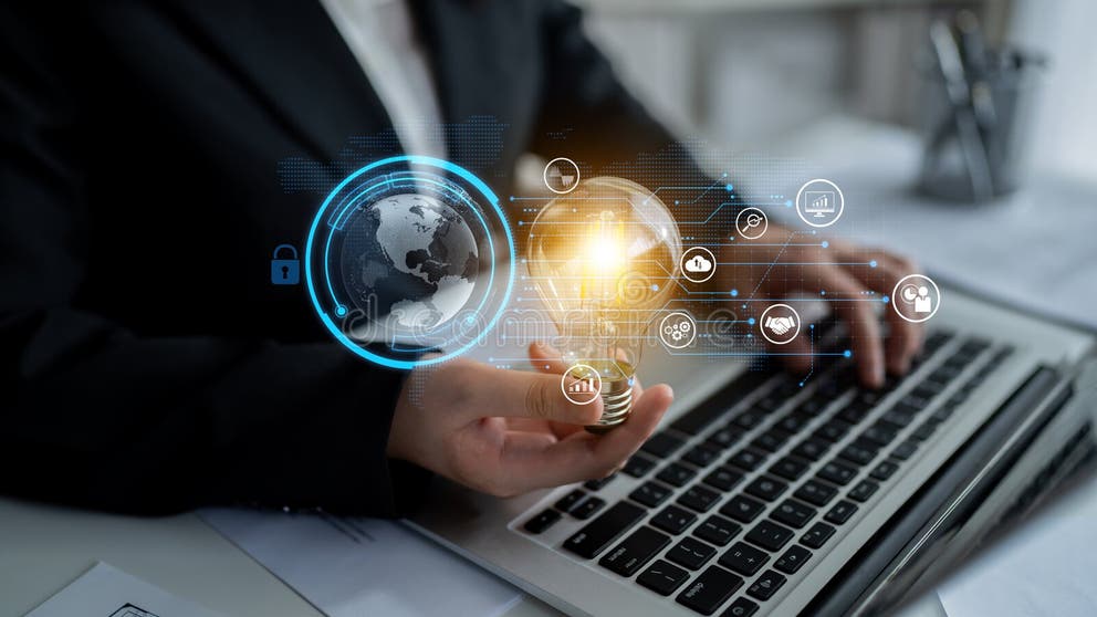 Data Analytics for Business Intelligence and Insights Latch Stock Photo - Image of information ...