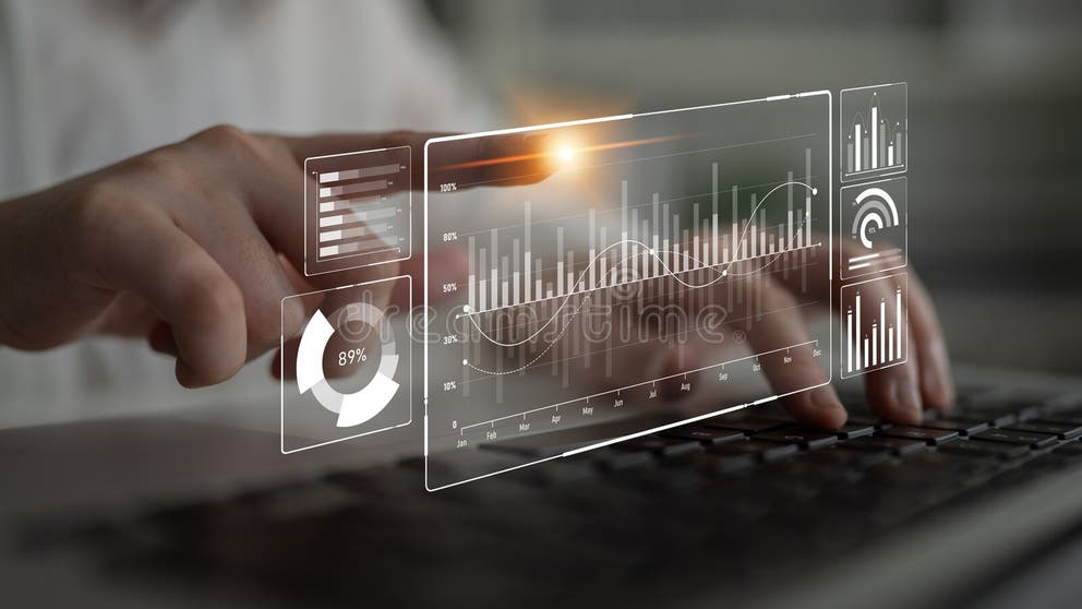 Data Analytics for Business Intelligence and Insights Latch Stock Photo - Image of data ...