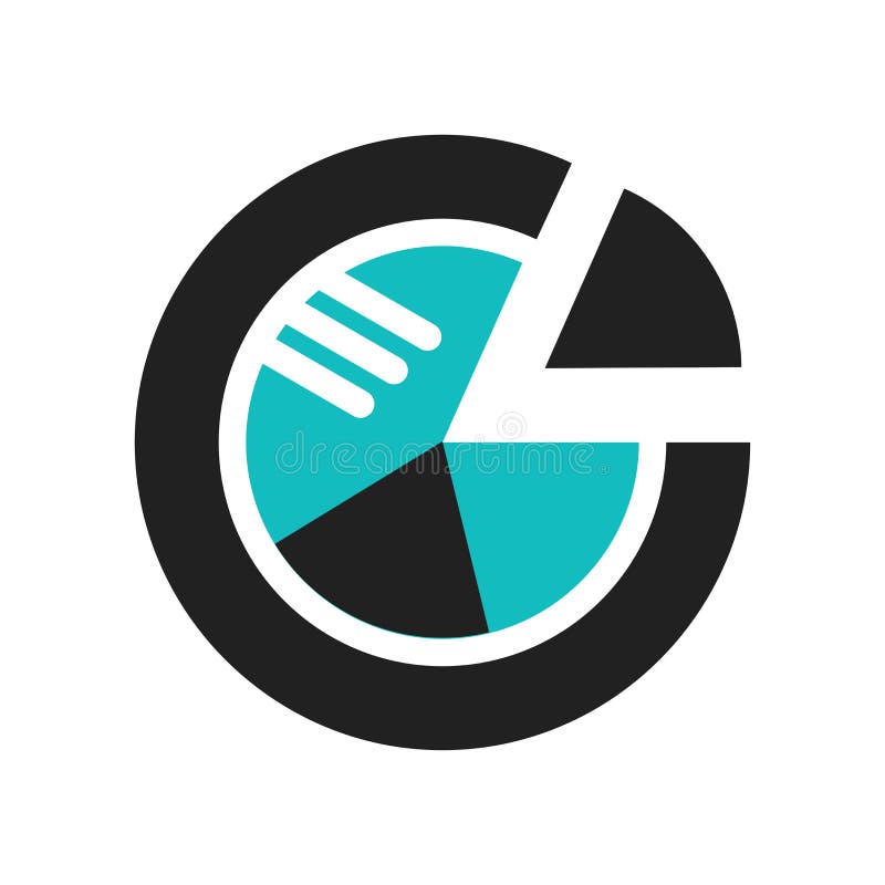 Data Analytics Circular Graphic Icon Vector Sign and Symbol Isolated on ...