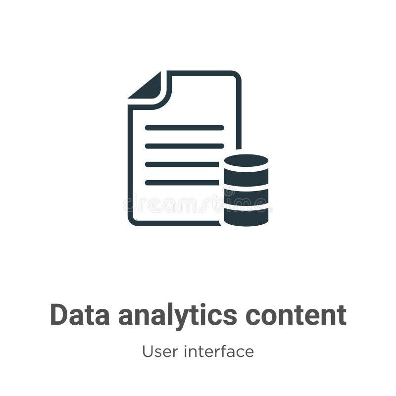 Data Analytics Ascending Line Chart Vector Icon On White Background ...