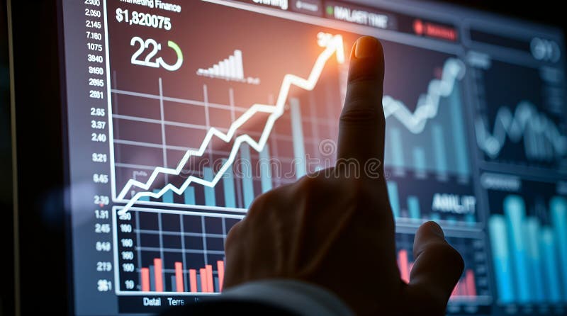 Data Analytics Dashboard of Business Marketing or Finance. Analyst ...