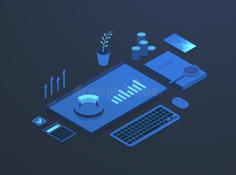 Data Analytics in Digital Marketing Concept. Business Dashboard with ...