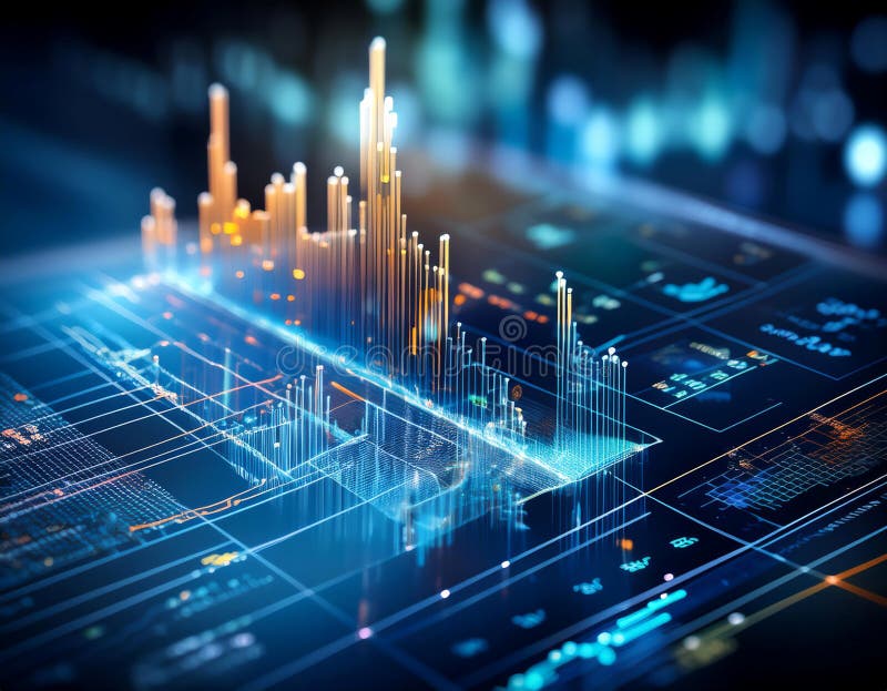 Data Analytics, Featuring Elements Like Charts, Graphs, and Data ...