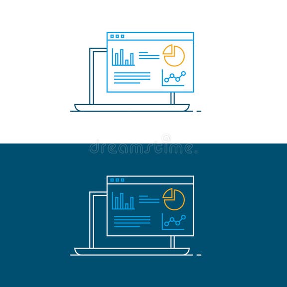 Data Analytics Icon, Business Intelligence - Analytics Dashboard ...